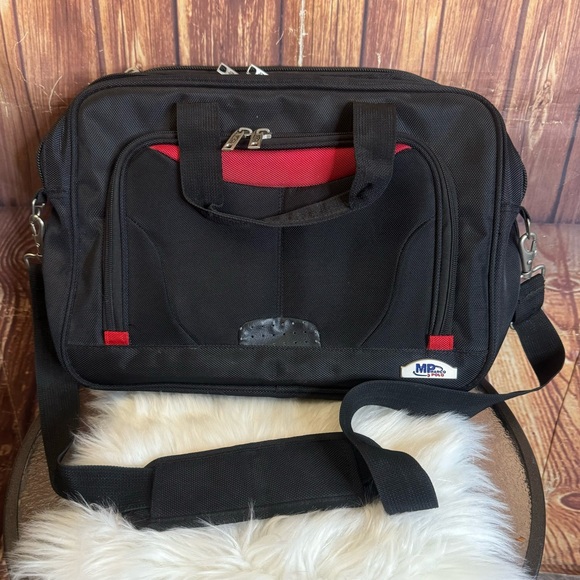 Marco Polo | Bags | Marco Polo Black Nylon Portfolio Briefcase Laptop ...